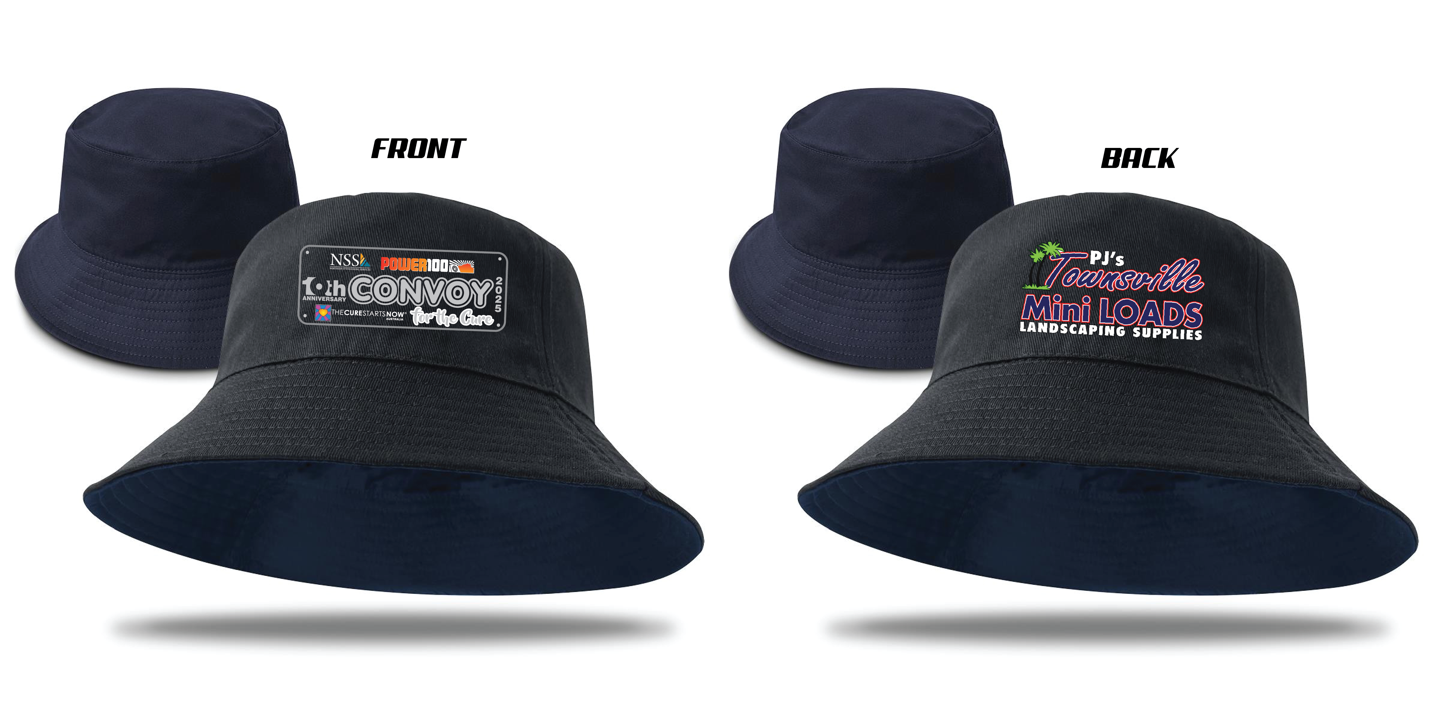 10th Anniversary Convoy for a Cure Bucket Hat – Print Press Wear